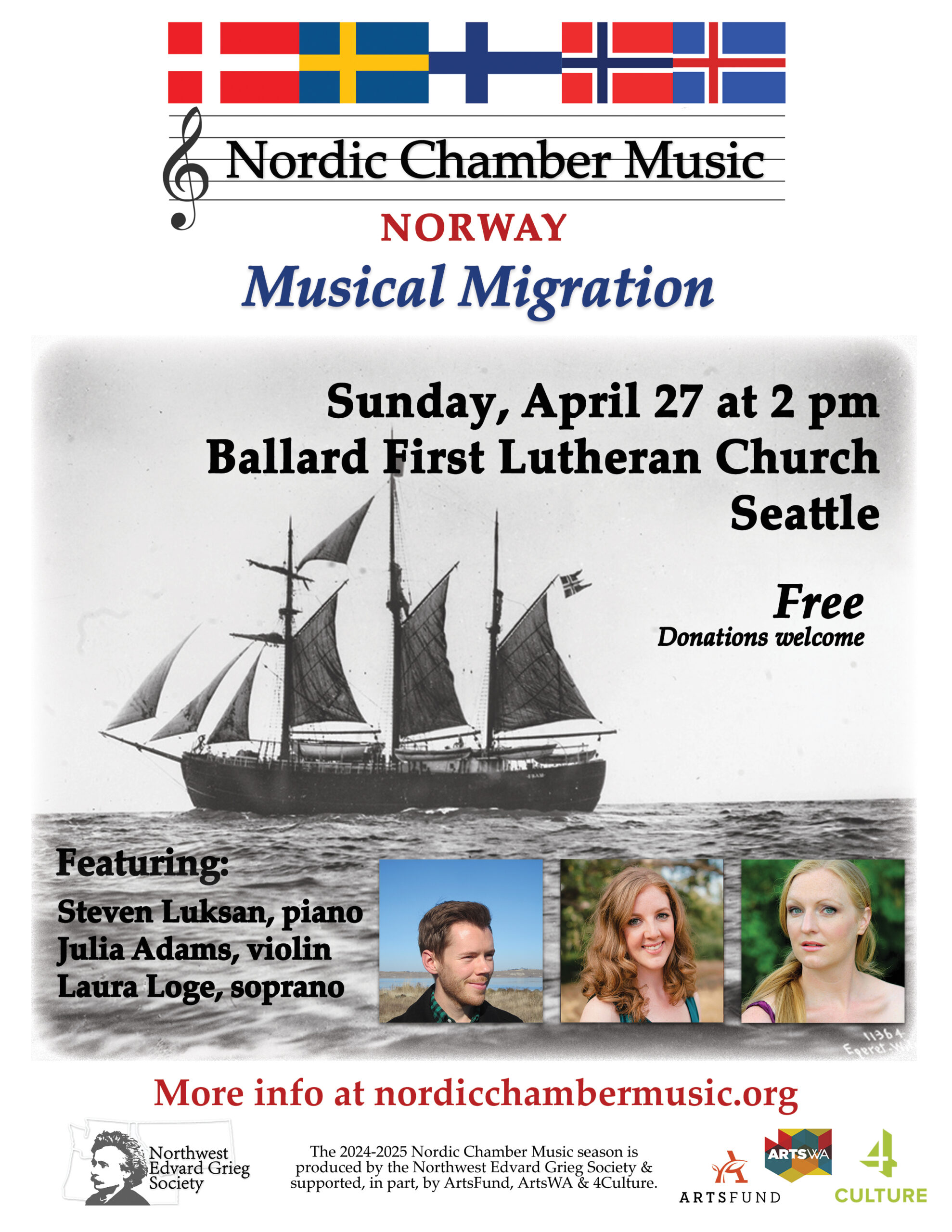 Nordic Chamber Music: Norway — Musical Migration - Crossings