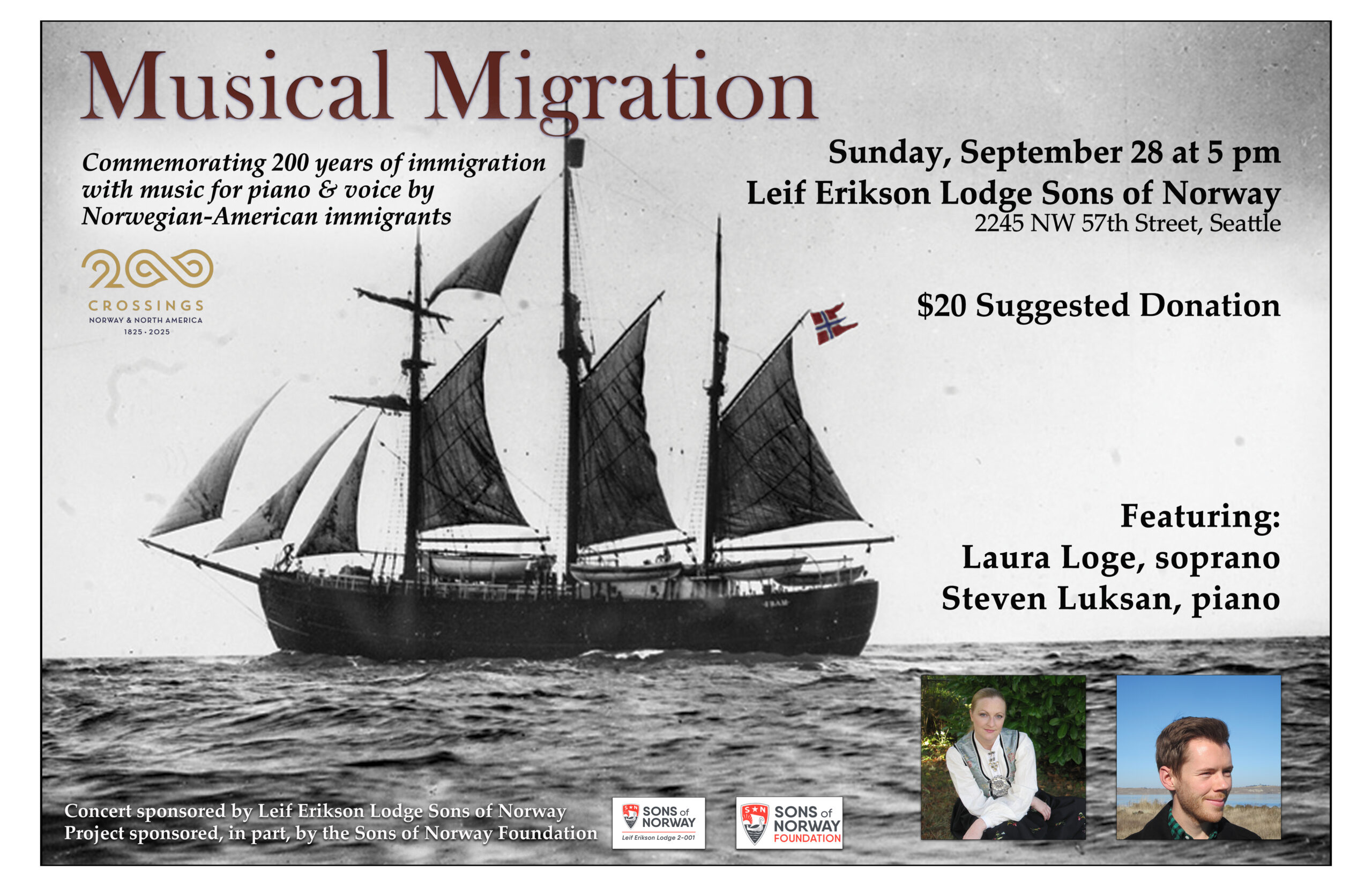 Musical Migration at Leif Erikson Lodge - Crossings